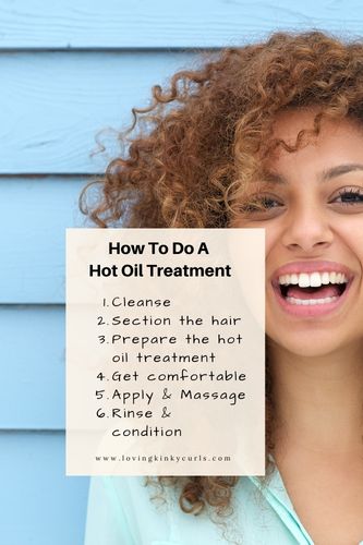 How to do a Hot Oil Treatment (Step-by-Step) | Loving Kinky Curls